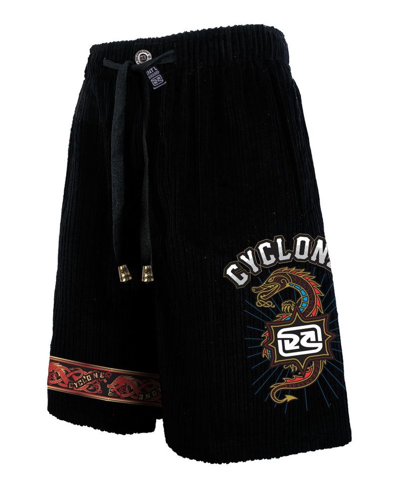 Bermuda Cyclone Veludo Jacquard Dragon - Cyclone