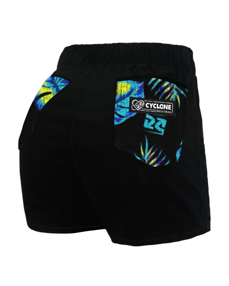 Short Feminino Cyclone Veludo Garden Light